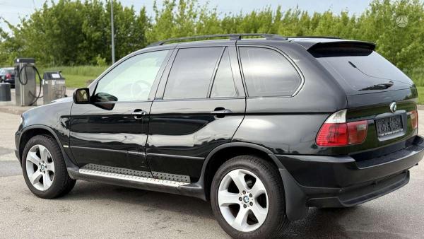 Black BMW X5 2004 in Panevezys, with an engine capacity of 2.99 L and mileage of 360 thousand km for 4500 €, photo 6 on AUTOMOTO.COM.LV