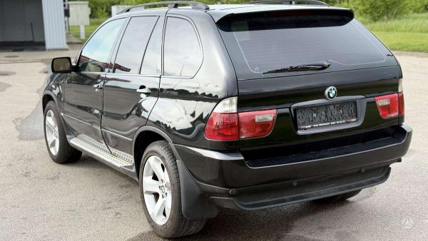 Black BMW X5 2004 in Panevezys, with an engine capacity of 2.99 L and mileage of 360 thousand km for 4500 €, photo 7 on AUTOMOTO.COM.LV