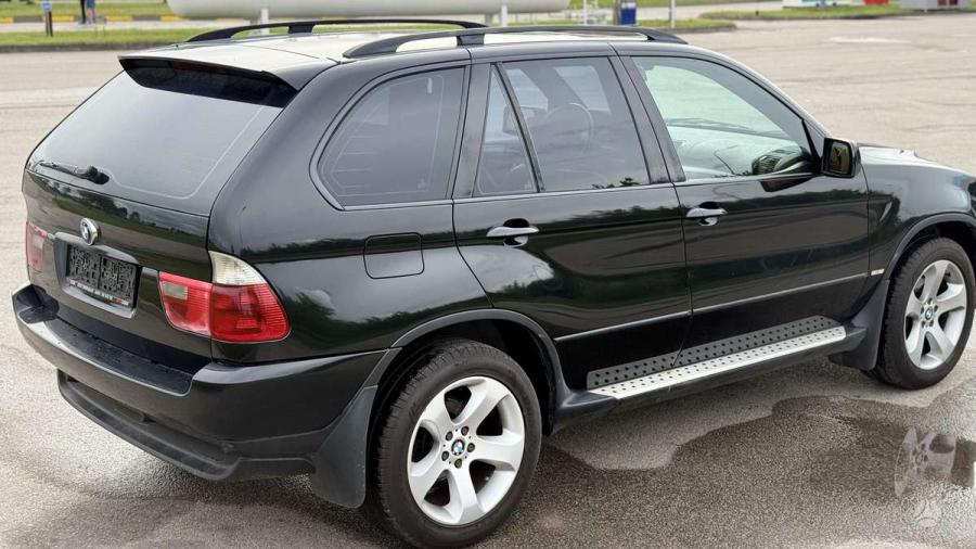 Black BMW X5 2004 in Panevezys, with an engine capacity of 2.99 L and mileage of 360 thousand km for 4500 €, photo 10 on AUTOMOTO.COM.LV