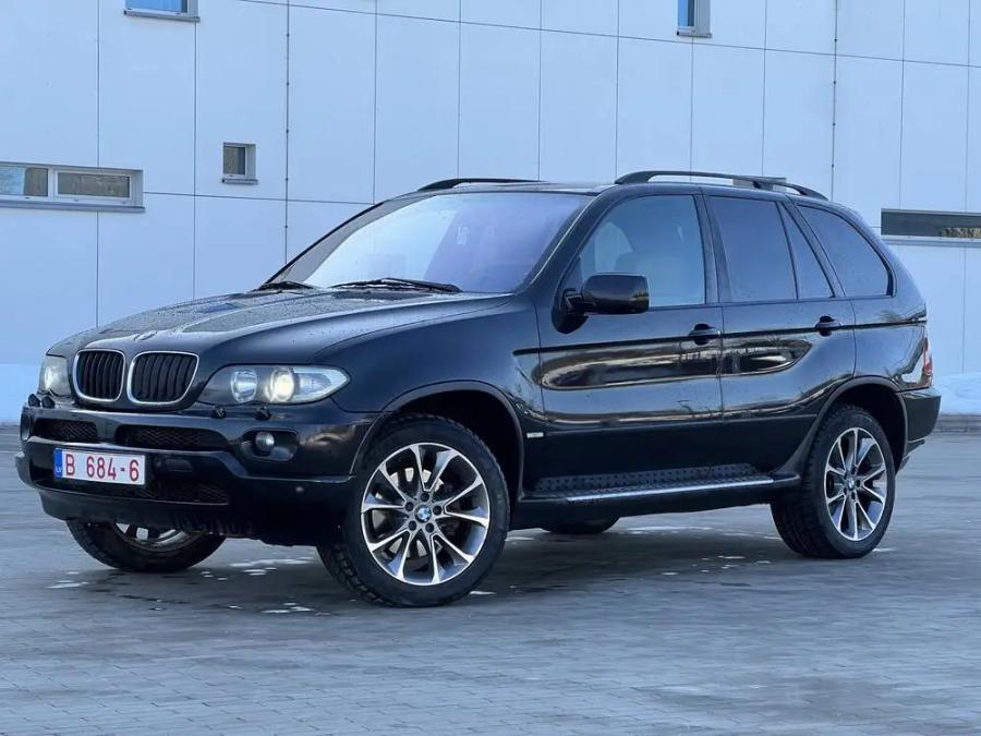 Melns BMW X5 2004 Rēzekne, ar dzinēja tilpumu 3.00 L un nobraukumu 335 tūkst. km par 5190 €, foto 1 vietnē AUTOMOTO.COM.LV