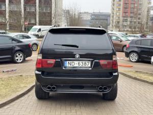 Black BMW X5 2004 in Riga, with an engine capacity of 3.00 L and mileage of 383 thousand km for 4990 €, photo 5 on AUTOMOTO.COM.LV