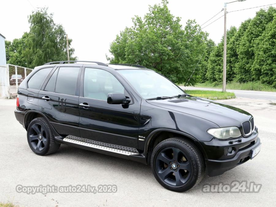Melns BMW X5 2004 Tallina, ar dzinēja tilpumu 3.00 L un nobraukumu 374 tūkst. km par 4499 €, foto 1 vietnē AUTOMOTO.COM.LV