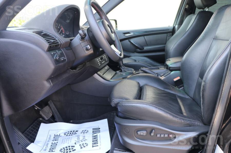 Black BMW X5 2004 in Tukums, with an engine capacity of 3.00 L and mileage of 0 thousand km for 4999 €, photo 6 on AUTOMOTO.COM.LV