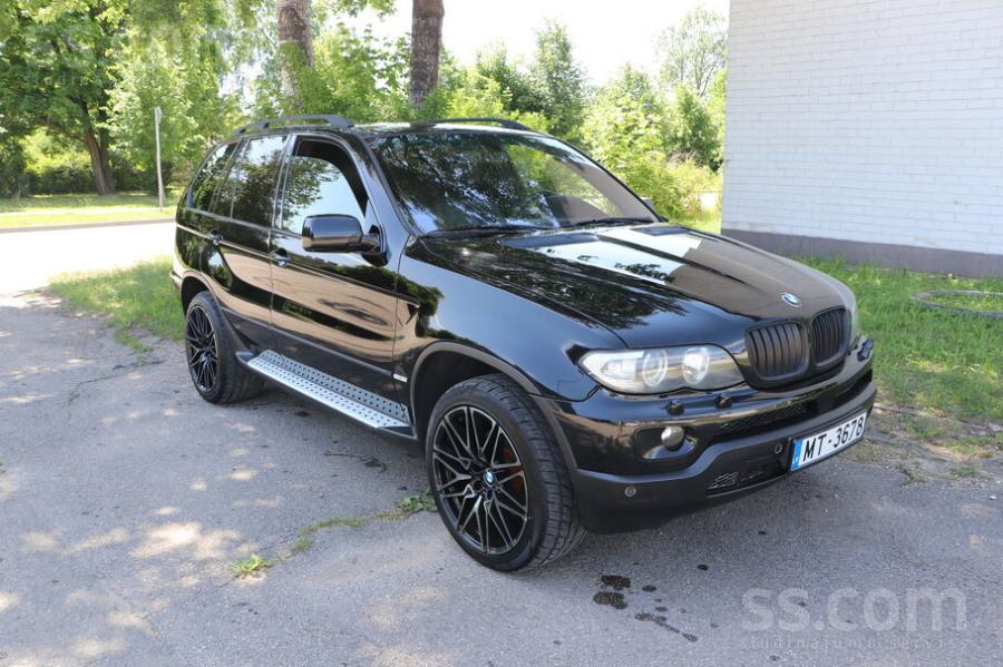 Black BMW X5 2004 in Tukums, with an engine capacity of 3.00 L and mileage of 0 thousand km for 4999 €, photo 12 on AUTOMOTO.COM.LV
