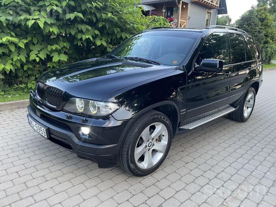 Melns BMW X5 2004 Ludza, ar dzinēja tilpumu 3.00 L un nobraukumu 330 tūkst. km par 7400 €, foto 3 vietnē AUTOMOTO.COM.LV