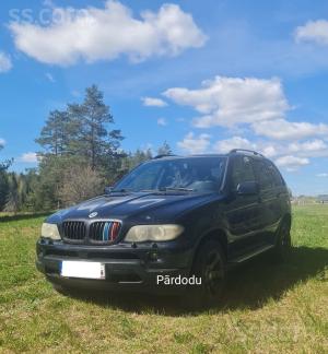 Black BMW X5 2004 in Jelgava, with an engine capacity of 3.00 L and mileage of 333 thousand km for 4300 €, photo  on AUTOMOTO.COM.LV
