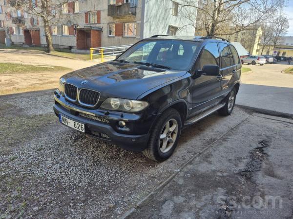 Black BMW X5 2004 in Limbazi, with an engine capacity of 3.00 L and mileage of 365 thousand km for 3177 €, photo 9 on AUTOMOTO.COM.LV