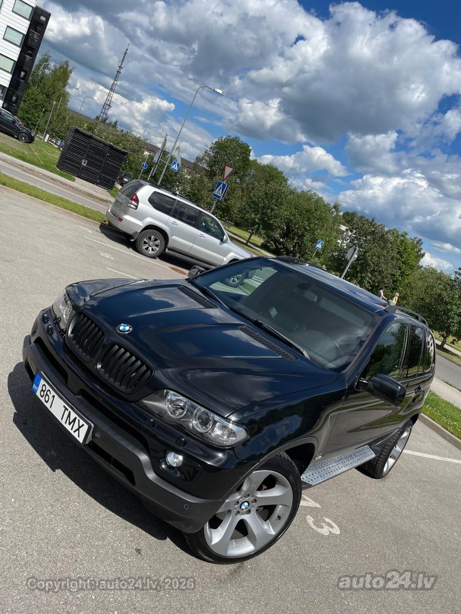 Black BMW X5 2004 in Tartu, with an engine capacity of 3.00 L and mileage of 242 thousand km for 8499 €, photo 1 on AUTOMOTO.COM.LV