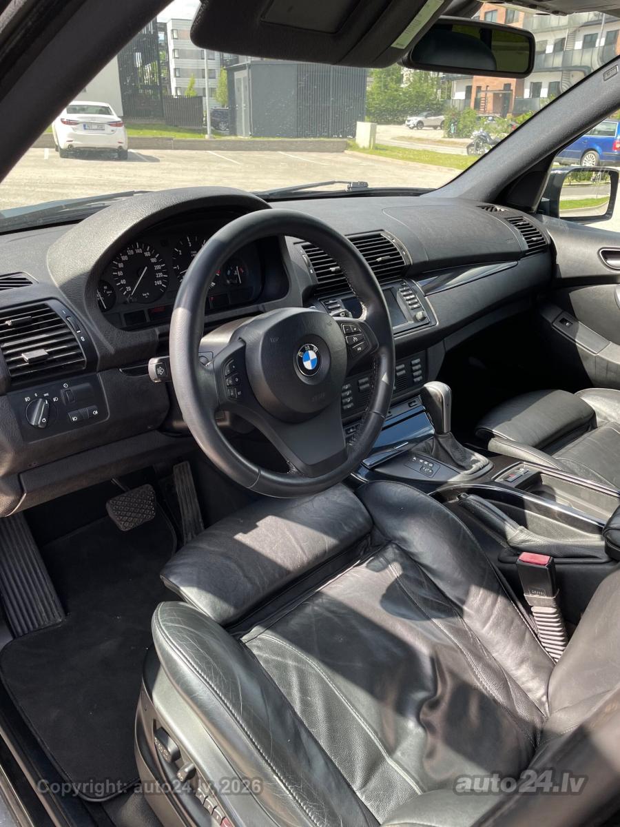 Black BMW X5 2004 in Tartu, with an engine capacity of 3.00 L and mileage of 242 thousand km for 8499 €, photo 10 on AUTOMOTO.COM.LV