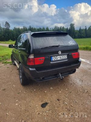 Черный БМВ Х5 2004 в Талси, объемом двигателя 3.00 л и пробегом 450 тыс. км за 4400 €, фото 3 на AUTOMOTO.COM.LV