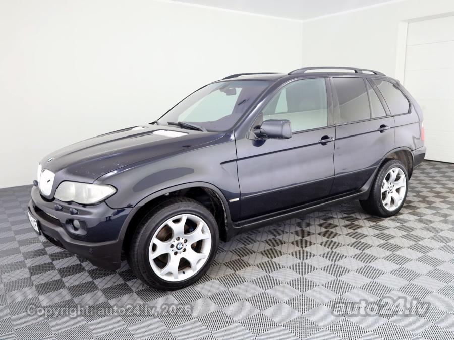 Black BMW X5 2004 in Tallinn, with an engine capacity of 3.00 L and mileage of 657 thousand km for 2699 €, photo 3 on AUTOMOTO.COM.LV