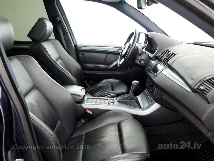 Black BMW X5 2004 in Tallinn, with an engine capacity of 3.00 L and mileage of 657 thousand km for 2699 €, photo 7 on AUTOMOTO.COM.LV