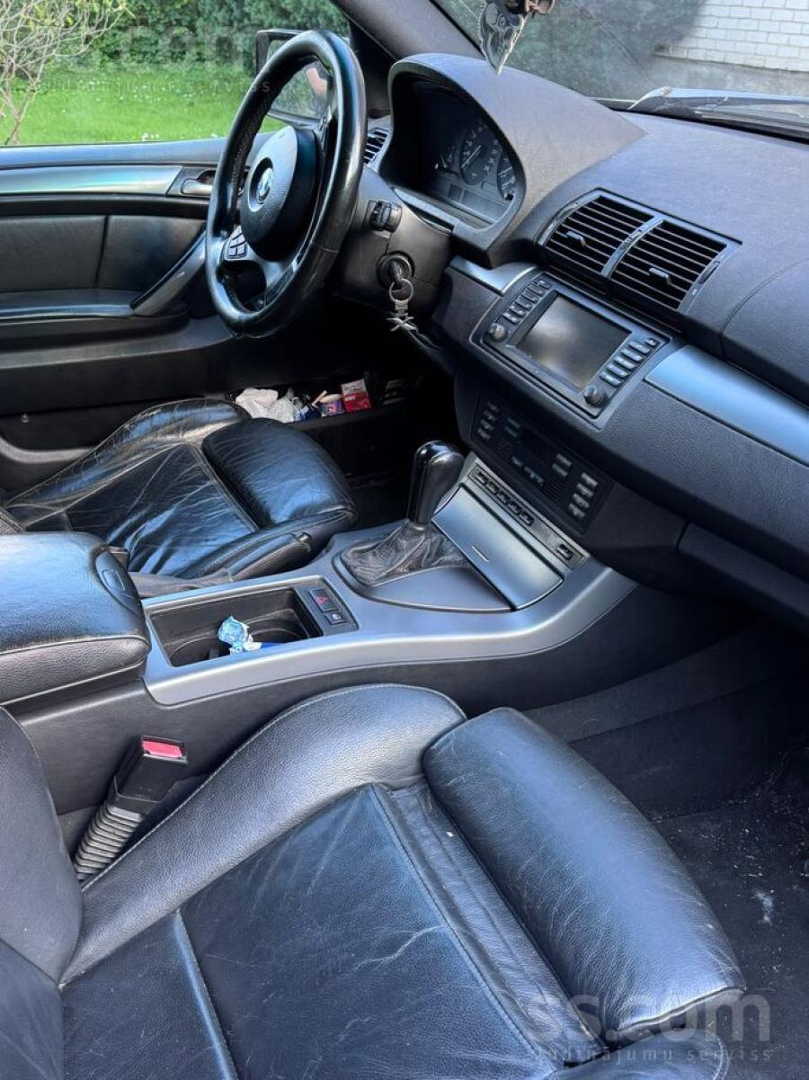 Melns BMW X5 2004 Ventspils, ar dzinēja tilpumu 3.00 L un nobraukumu 355 tūkst. km par 2600 €, foto 6 vietnē AUTOMOTO.COM.LV