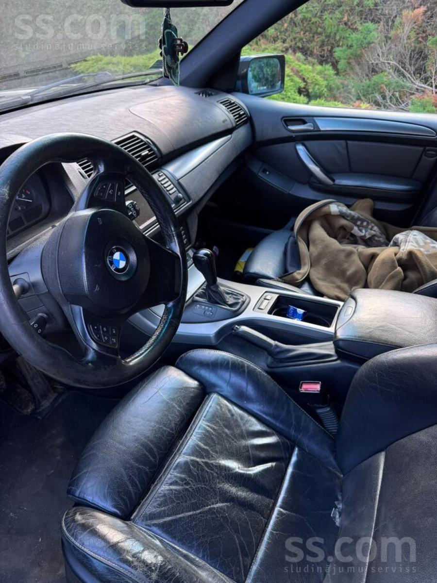 Melns BMW X5 2004 Ventspils, ar dzinēja tilpumu 3.00 L un nobraukumu 355 tūkst. km par 2600 €, foto 7 vietnē AUTOMOTO.COM.LV