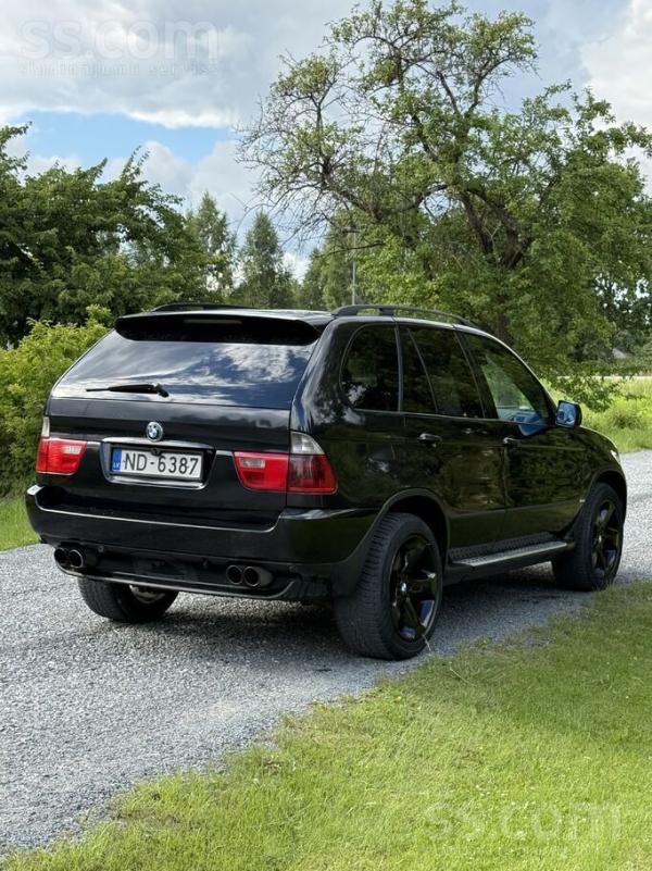 Black BMW X5 2004 in Kuldiga, with an engine capacity of 3.00 L and mileage of 405 thousand km for 3500 €, photo 3 on AUTOMOTO.COM.LV