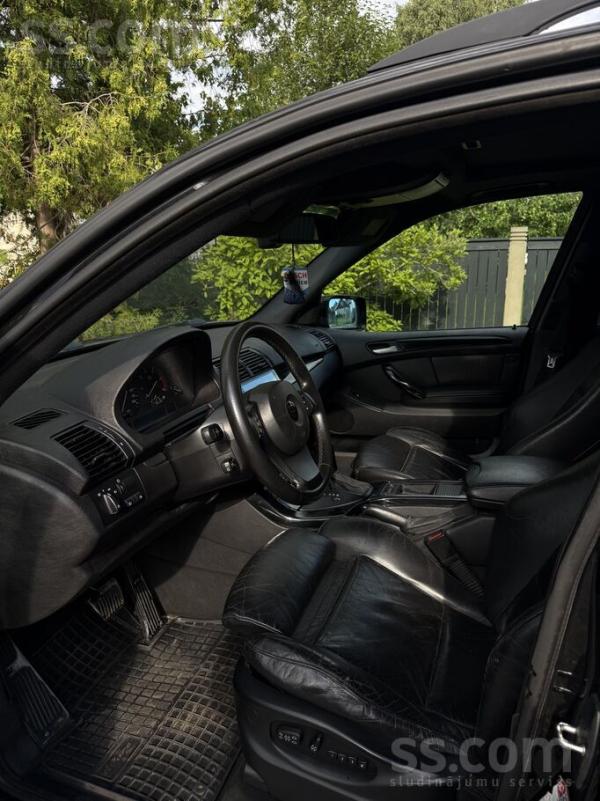 Black BMW X5 2004 in Kuldiga, with an engine capacity of 3.00 L and mileage of 405 thousand km for 3500 €, photo 5 on AUTOMOTO.COM.LV