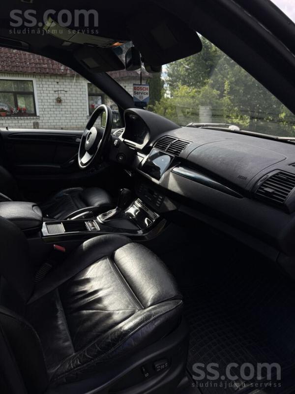 Black BMW X5 2004 in Kuldiga, with an engine capacity of 3.00 L and mileage of 405 thousand km for 3500 €, photo 7 on AUTOMOTO.COM.LV
