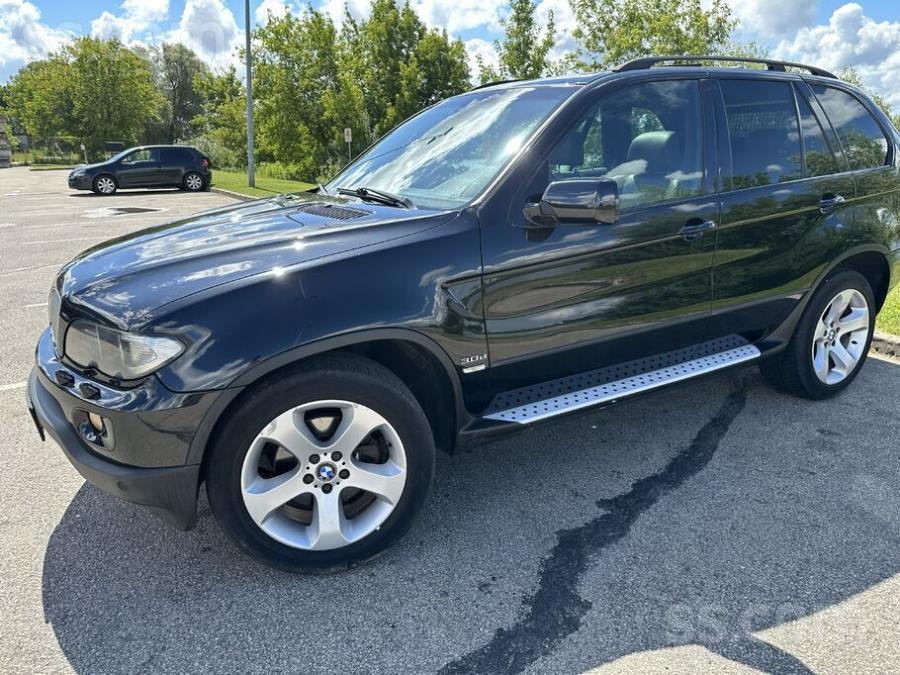 Melns BMW X5 2004 Rīga, ar dzinēja tilpumu 3.00 L un nobraukumu 335 tūkst. km par 5900 €, foto 1 vietnē AUTOMOTO.COM.LV