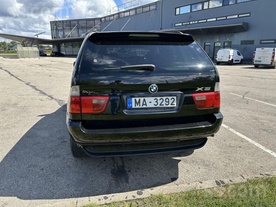 Melns BMW X5 2004 Rīga, ar dzinēja tilpumu 3.00 L un nobraukumu 335 tūkst. km par 5900 €, foto 5 vietnē AUTOMOTO.COM.LV