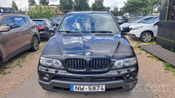 Black BMW X5 2004 in Riga, with an engine capacity of 3.00 L and mileage of 300 thousand km for 5500 €, photo 5 on AUTOMOTO.COM.LV