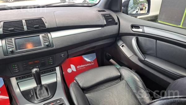 Black BMW X5 2004 in Riga, with an engine capacity of 3.00 L and mileage of 300 thousand km for 5500 €, photo 10 on AUTOMOTO.COM.LV