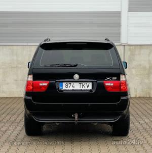 Black BMW X5 2004 in Tallinn, with an engine capacity of 3.00 L and mileage of 405 thousand km for 2990 €, photo 6 on AUTOMOTO.COM.LV