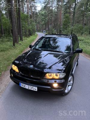 Черный БМВ Х5 2004 в Рига, объемом двигателя 3.00 л и пробегом 287 тыс. км за 5990 €, фото  на AUTOMOTO.COM.LV