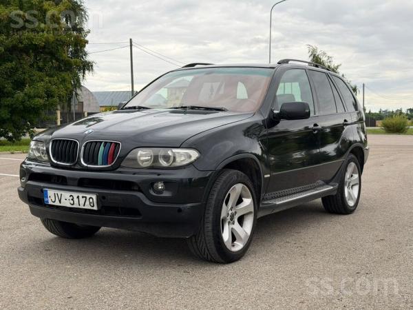 Black BMW X5 2004 in Bauska, with an engine capacity of 3.00 L and mileage of 525 thousand km for 3300 €, photo 2 on AUTOMOTO.COM.LV