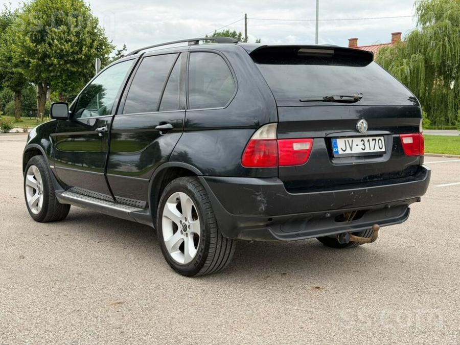 Melns BMW X5 2004 Bauska, ar dzinēja tilpumu 3.00 L un nobraukumu 525 tūkst. km par 3300 €, foto 4 vietnē AUTOMOTO.COM.LV
