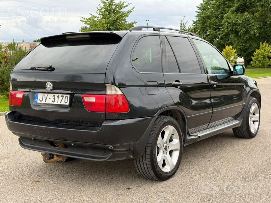 Melns BMW X5 2004 Bauska, ar dzinēja tilpumu 3.00 L un nobraukumu 525 tūkst. km par 3300 €, foto 6 vietnē AUTOMOTO.COM.LV