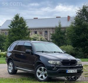 Black BMW X5 2004 in Jelgava, with an engine capacity of 3.00 L and mileage of 600 thousand km for 3500 €, photo  on AUTOMOTO.COM.LV