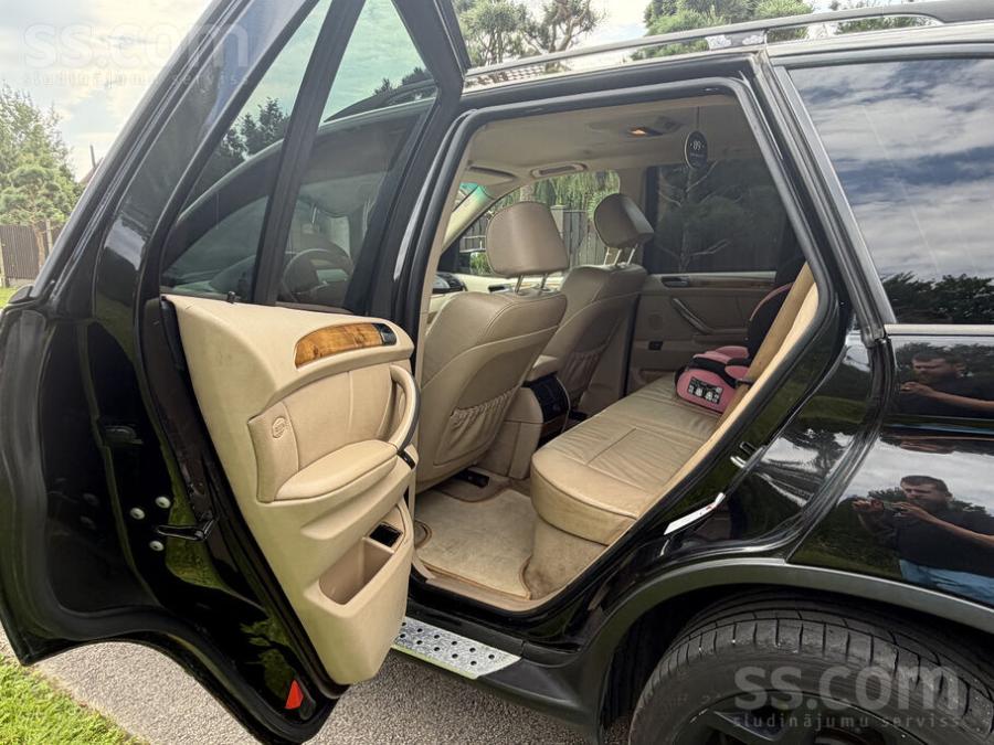 Melns BMW X5 2004 Rīga, ar dzinēja tilpumu 3.00 L un nobraukumu 376 tūkst. km par 5400 €, foto 13 vietnē AUTOMOTO.COM.LV