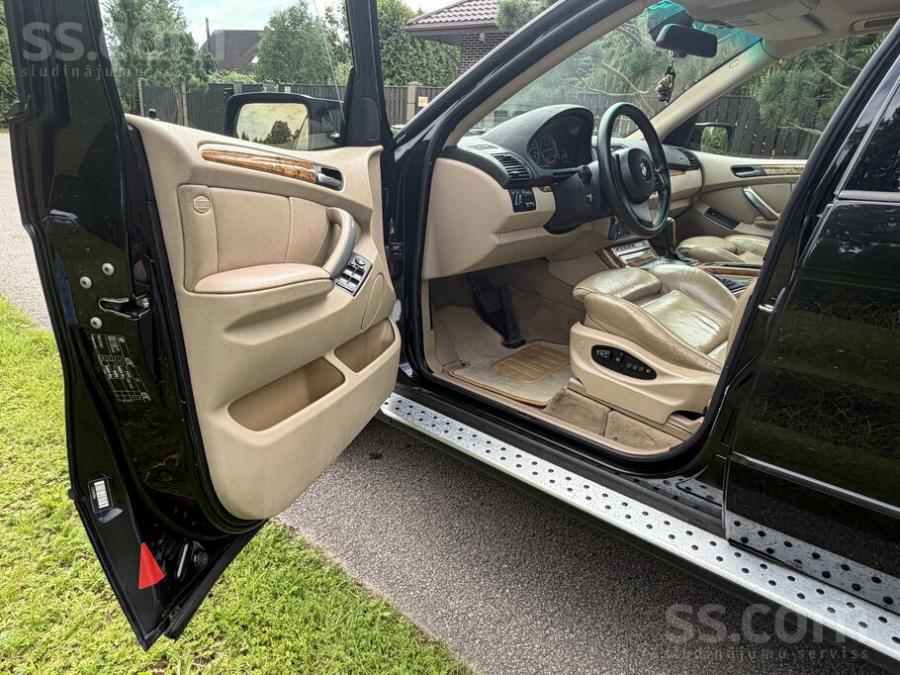 Melns BMW X5 2004 Rīga, ar dzinēja tilpumu 3.00 L un nobraukumu 376 tūkst. km par 5400 €, foto 14 vietnē AUTOMOTO.COM.LV