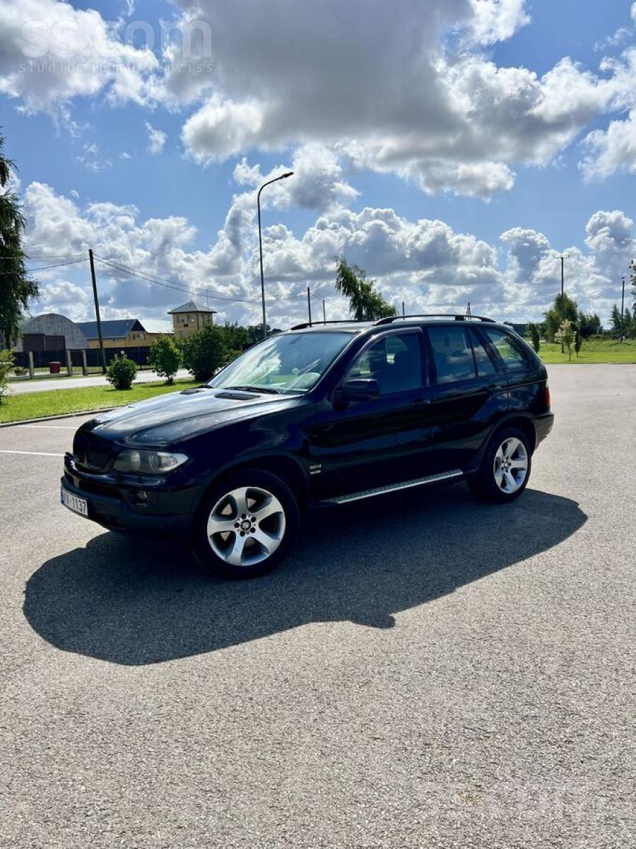 Melns BMW X5 2004 Jūrmala, ar dzinēja tilpumu 3.00 L un nobraukumu 395 tūkst. km par 4550 €, foto 1 vietnē AUTOMOTO.COM.LV