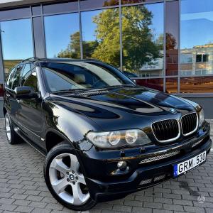 Black BMW X5 2004 in Kaisiadorys, with an engine capacity of 2.99 L and mileage of 223 thousand km for 4750 €, photo 5 on AUTOMOTO.COM.LV