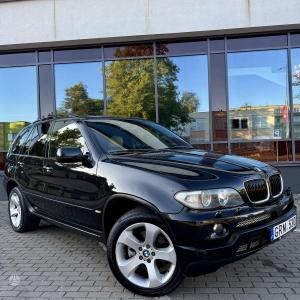 Black BMW X5 2004 in Kaisiadorys, with an engine capacity of 2.99 L and mileage of 223 thousand km for 4750 €, photo 7 on AUTOMOTO.COM.LV