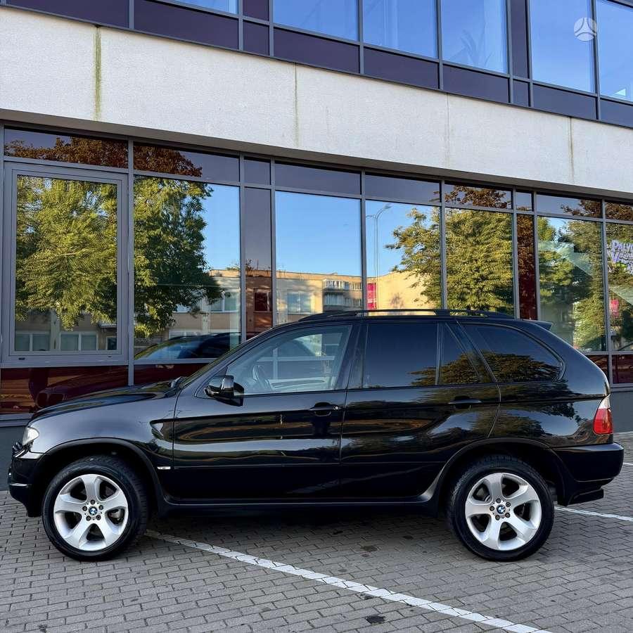Black BMW X5 2004 in Kaisiadorys, with an engine capacity of 2.99 L and mileage of 223 thousand km for 4750 €, photo 11 on AUTOMOTO.COM.LV