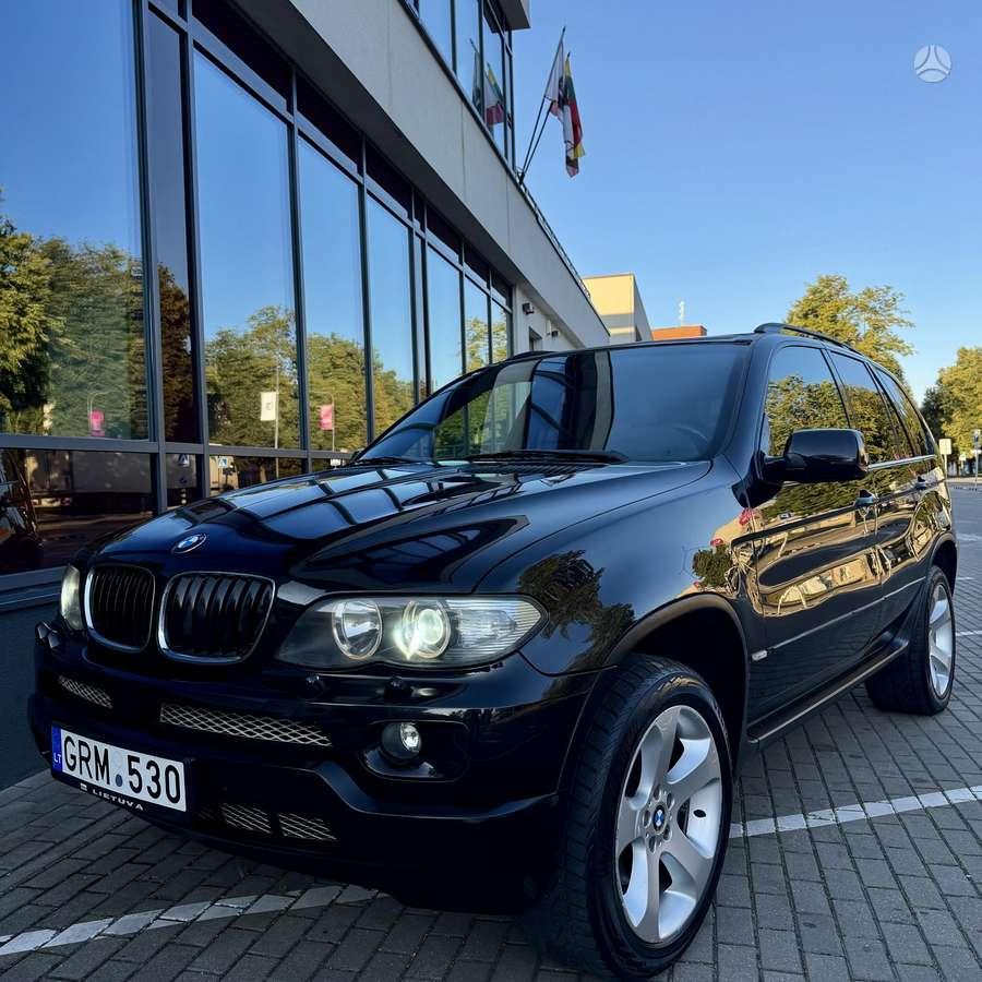 Black BMW X5 2004 in Kaisiadorys, with an engine capacity of 2.99 L and mileage of 223 thousand km for 4750 €, photo 12 on AUTOMOTO.COM.LV