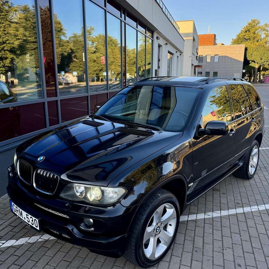 Black BMW X5 2004 in Kaisiadorys, with an engine capacity of 2.99 L and mileage of 223 thousand km for 4750 €, photo 13 on AUTOMOTO.COM.LV