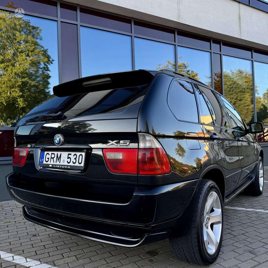 Black BMW X5 2004 in Kaisiadorys, with an engine capacity of 2.99 L and mileage of 223 thousand km for 4750 €, photo 18 on AUTOMOTO.COM.LV
