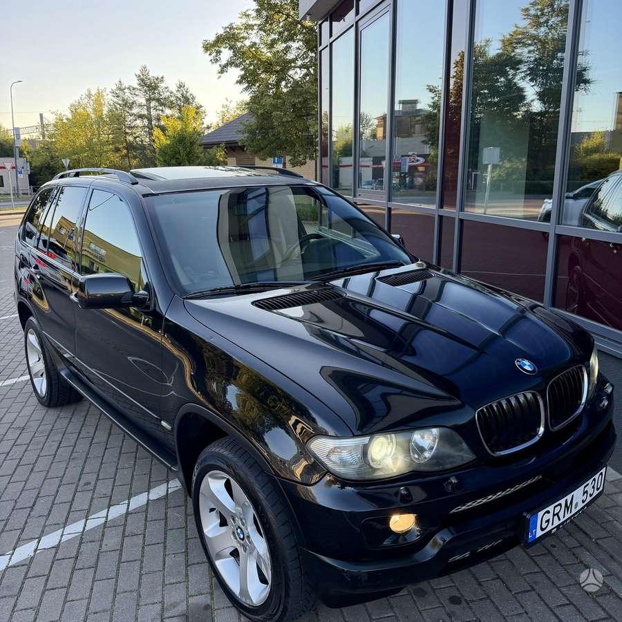 Black BMW X5 2004 in Kaisiadorys, with an engine capacity of 2.99 L and mileage of 223 thousand km for 4750 €, photo 24 on AUTOMOTO.COM.LV