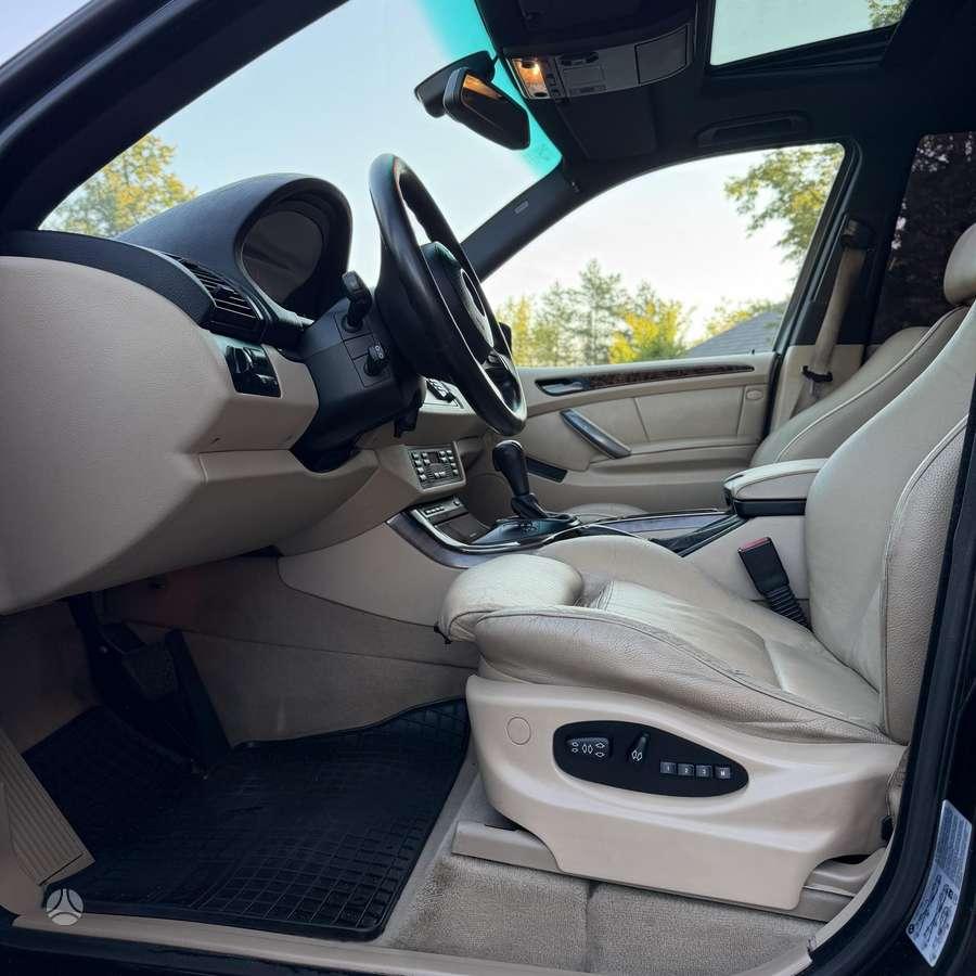 Black BMW X5 2004 in Kaisiadorys, with an engine capacity of 2.99 L and mileage of 223 thousand km for 4750 €, photo 28 on AUTOMOTO.COM.LV