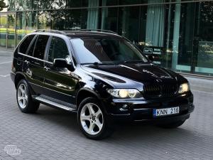 Melns BMW X5 2004 Kauņa, ar dzinēja tilpumu 3.00 L un nobraukumu 0 tūkst. km par 4200 €, foto  vietnē AUTOMOTO.COM.LV