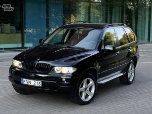 Black BMW X5 2004 in Kaunas, with an engine capacity of 3.00 L and mileage of 0 thousand km for 4200 €, photo 3 on AUTOMOTO.COM.LV