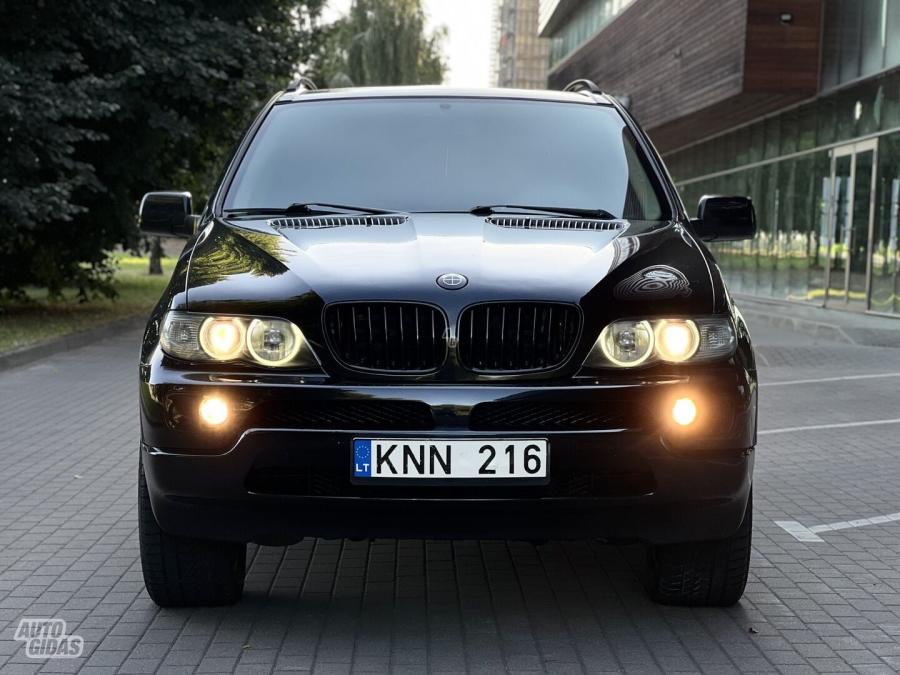 Black BMW X5 2004 in Kaunas, with an engine capacity of 3.00 L and mileage of 0 thousand km for 4200 €, photo 6 on AUTOMOTO.COM.LV