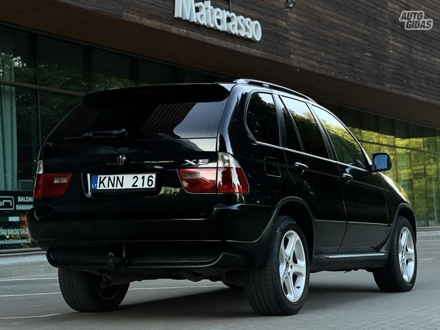 Black BMW X5 2004 in Kaunas, with an engine capacity of 3.00 L and mileage of 0 thousand km for 4200 €, photo 10 on AUTOMOTO.COM.LV
