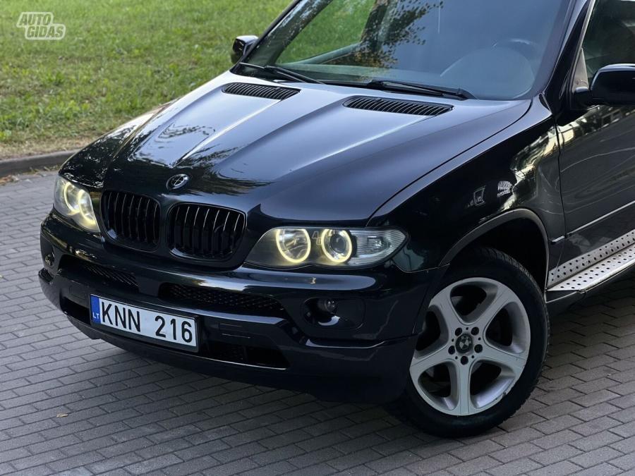Black BMW X5 2004 in Kaunas, with an engine capacity of 3.00 L and mileage of 0 thousand km for 4200 €, photo 13 on AUTOMOTO.COM.LV