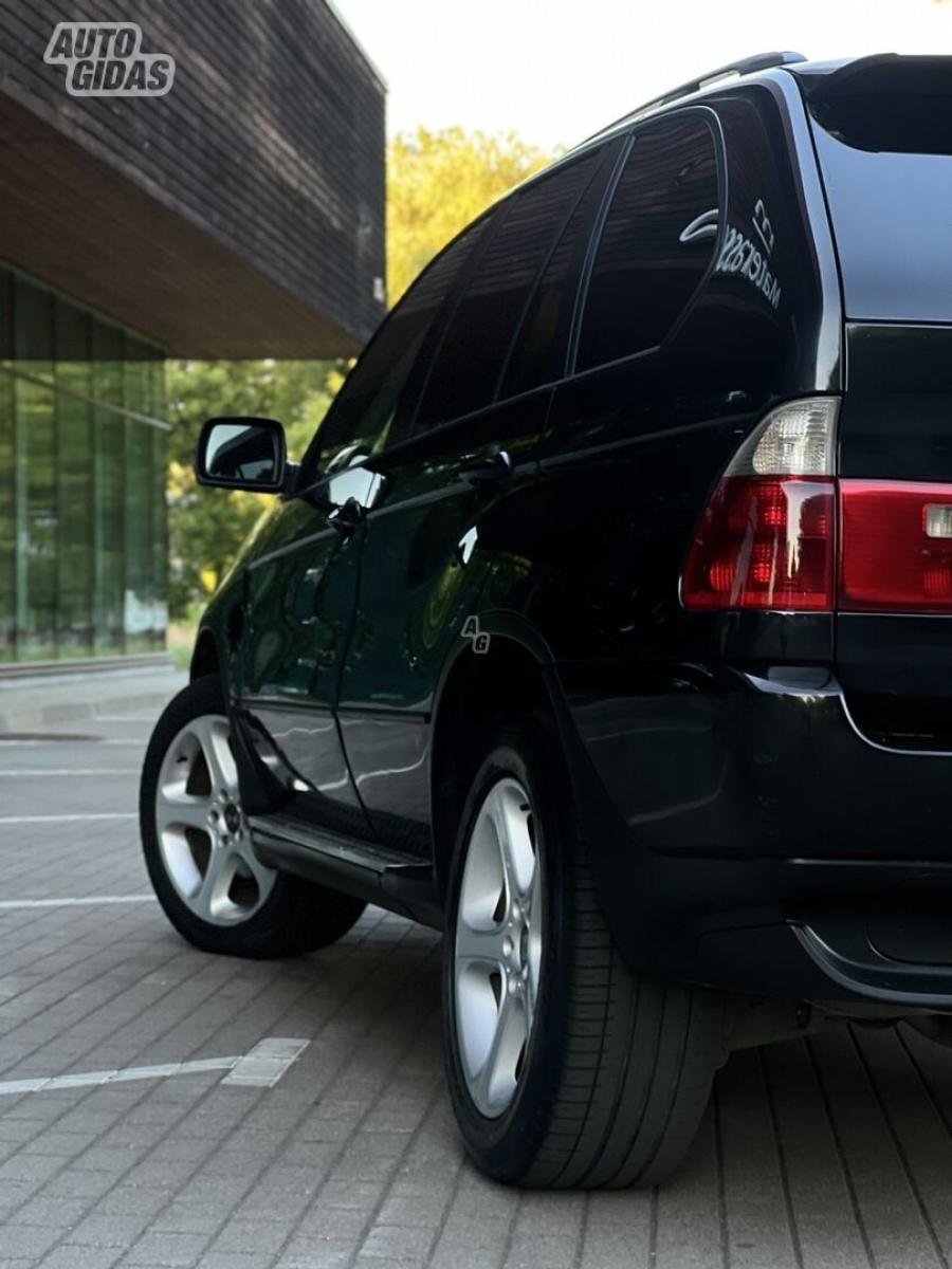 Black BMW X5 2004 in Kaunas, with an engine capacity of 3.00 L and mileage of 0 thousand km for 4200 €, photo 16 on AUTOMOTO.COM.LV