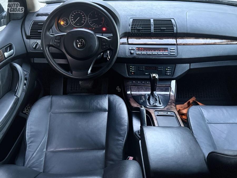 Black BMW X5 2004 in Kaunas, with an engine capacity of 3.00 L and mileage of 0 thousand km for 4200 €, photo 35 on AUTOMOTO.COM.LV