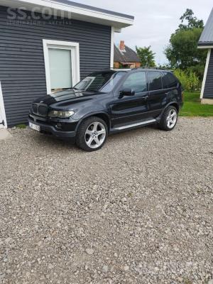 Melns BMW X5 2004 Dobele, ar dzinēja tilpumu 3.00 L un nobraukumu 365 tūkst. km par 5200 €, foto  vietnē AUTOMOTO.COM.LV
